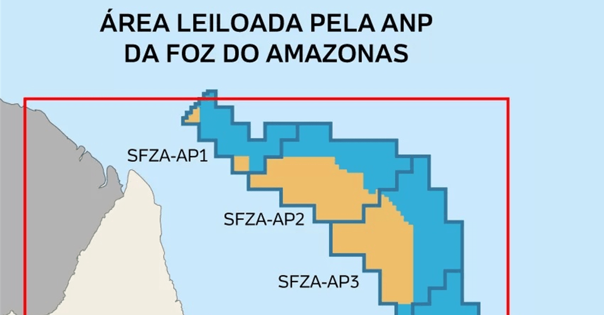 ANP concede 19 áreas para exploração de petróleo na foz do Amazonas ...
