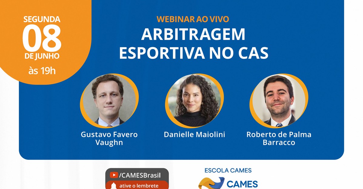 Webinar "Arbitragem Desportiva no CAS" - Migalhas